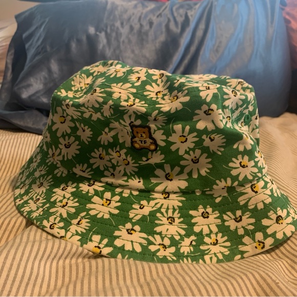 Teddy Fresh | Accessories | Teddy Fresh Floral Green Bucket Hat | Poshmark